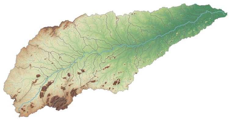 Delimitation of hydrographic sub-basins using QGIS and a DEM | iCarto